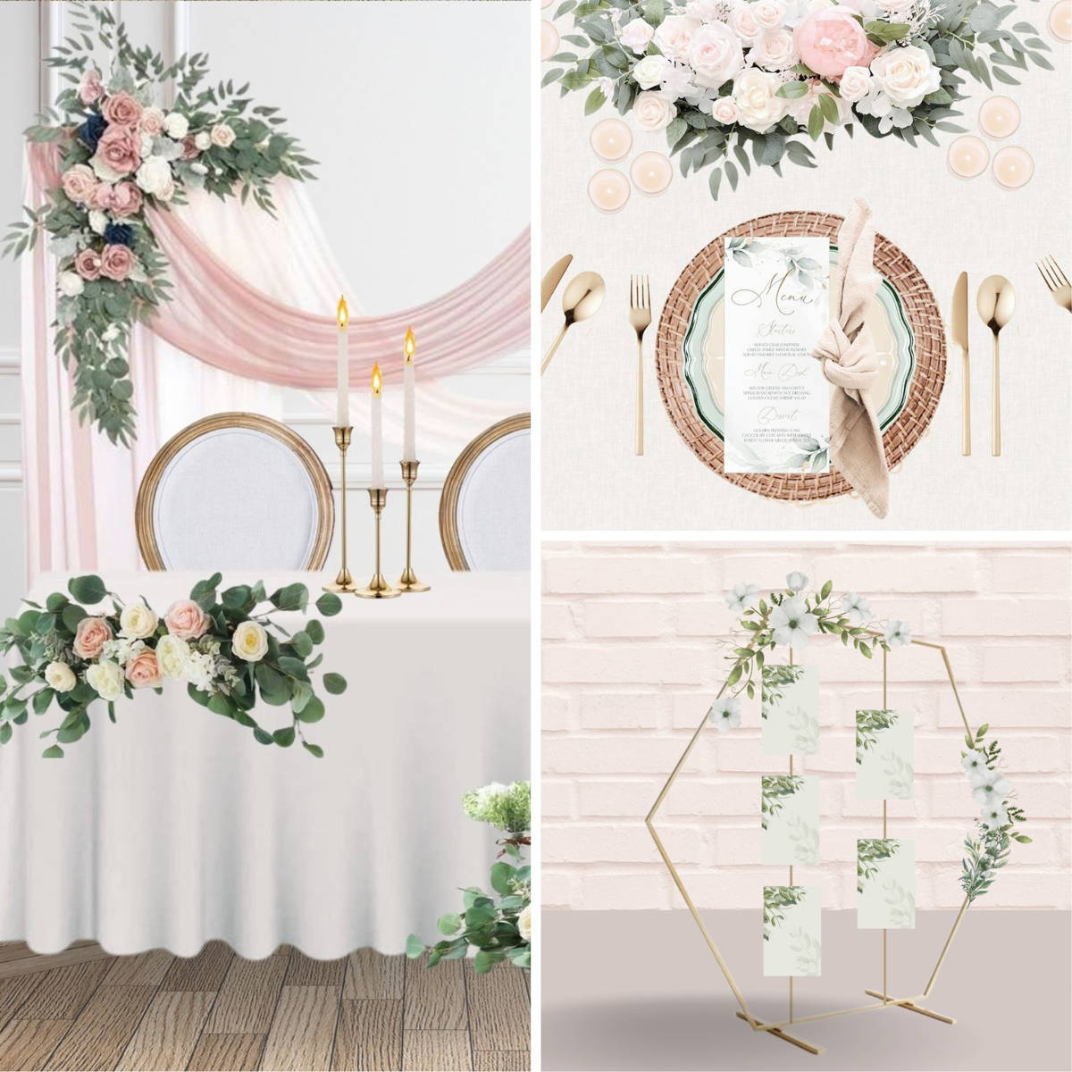 Bozzetto digitale Wedding & Event collage